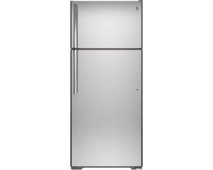 GE 18 Cu. Ft. Top Mount Refrigerator – The Appliance Advantage